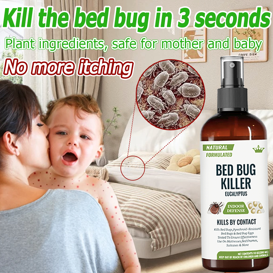 Bed Bug Spray Killer Dust Mite Removal Spray Hama Tilam Ubat Pijat ...