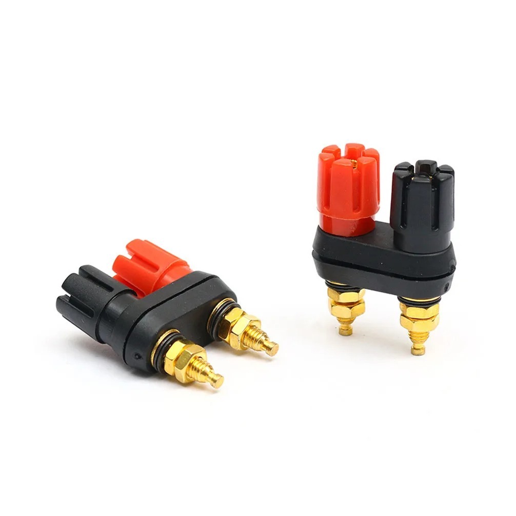 Speaker dual row banana plug terminal connector banana socket speaker ...