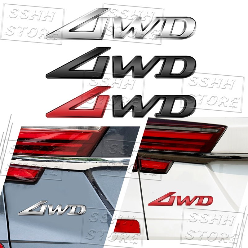 Car Styling 3D 4WD Emblem Metal AWD Logo Sticker For Hyundai Genesis ...