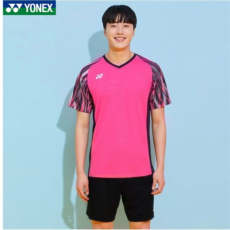 YONEX badminton shirts, men's and women's short sleeved badminton ...