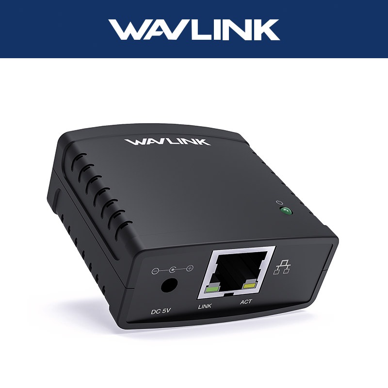 WAVLINK Wavlink USB Network Print LPR Printer Server Print Share Server ...