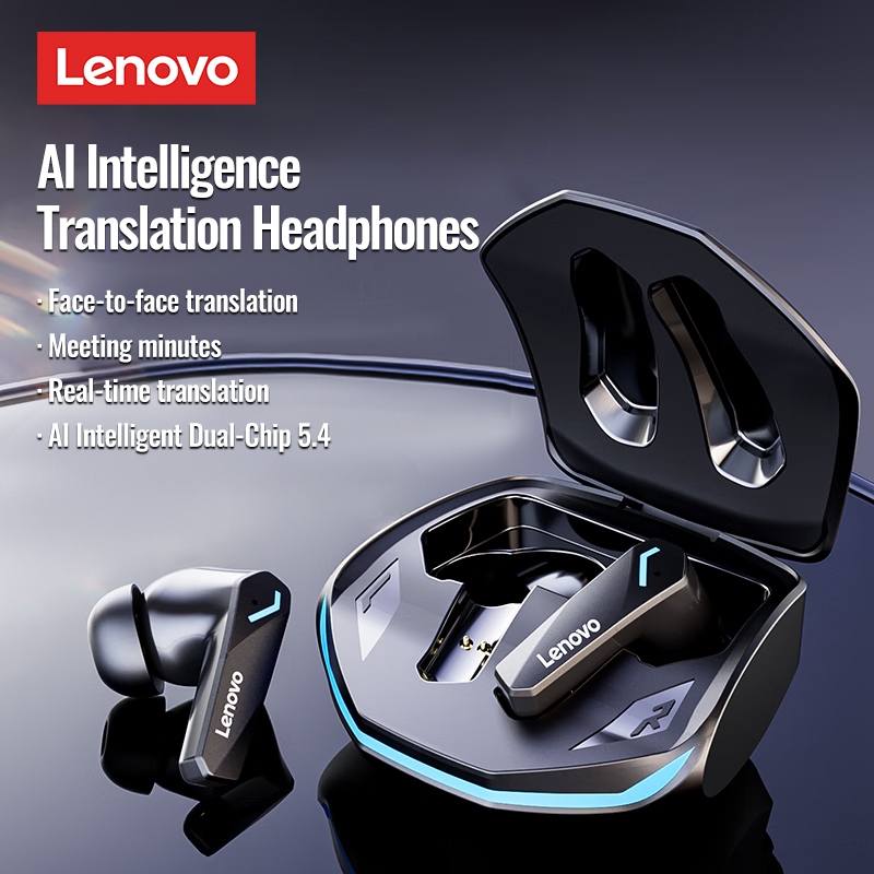 Lenovo GM2 PRO AI Voice Instant Translation Bluetooth Earphone Gaming Earbuds Low Latency ...