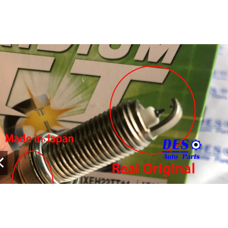 100% ORIGINAL DENSO Iridium Power IXEH22TT Spark Plug For Proton ...