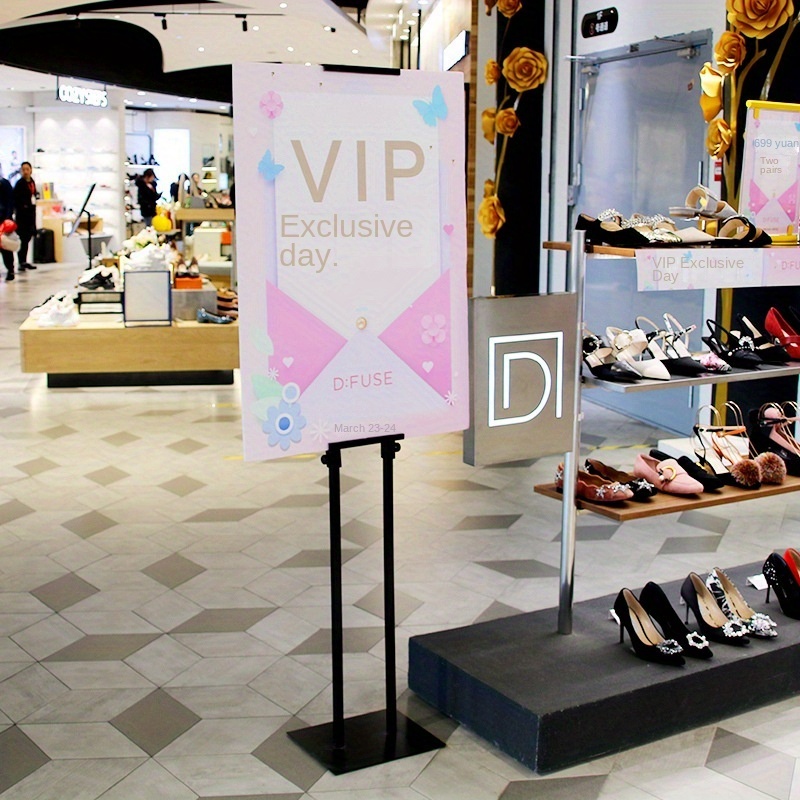 Heavy Duty Double Sided Display Stand with Adjustable Base - Perfect ...