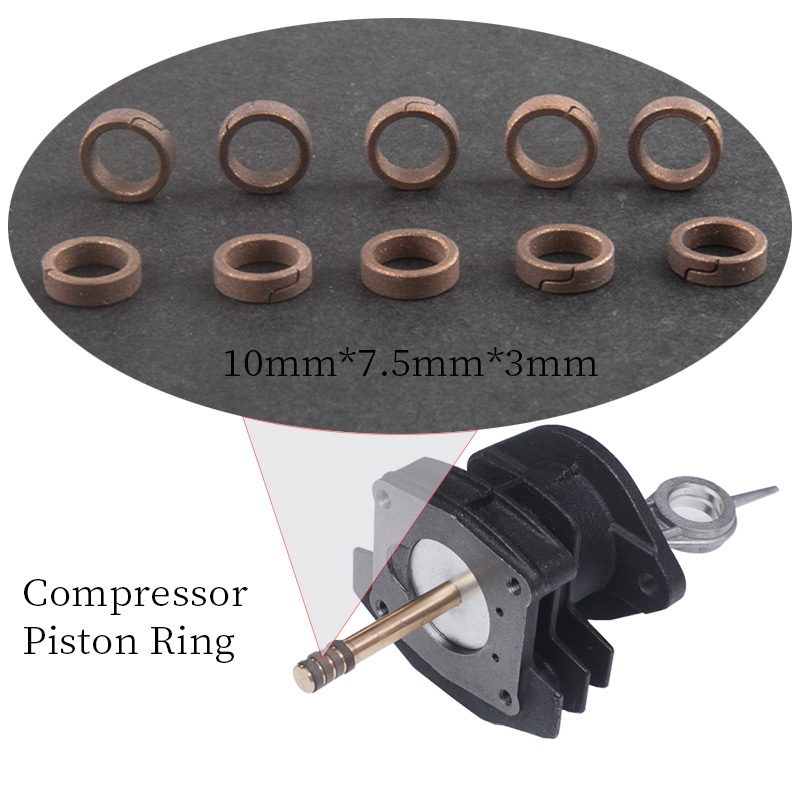 HPA Air Compressor 10*7.5*3MM Two-Stage Piston Ring Pressure Regulator ...