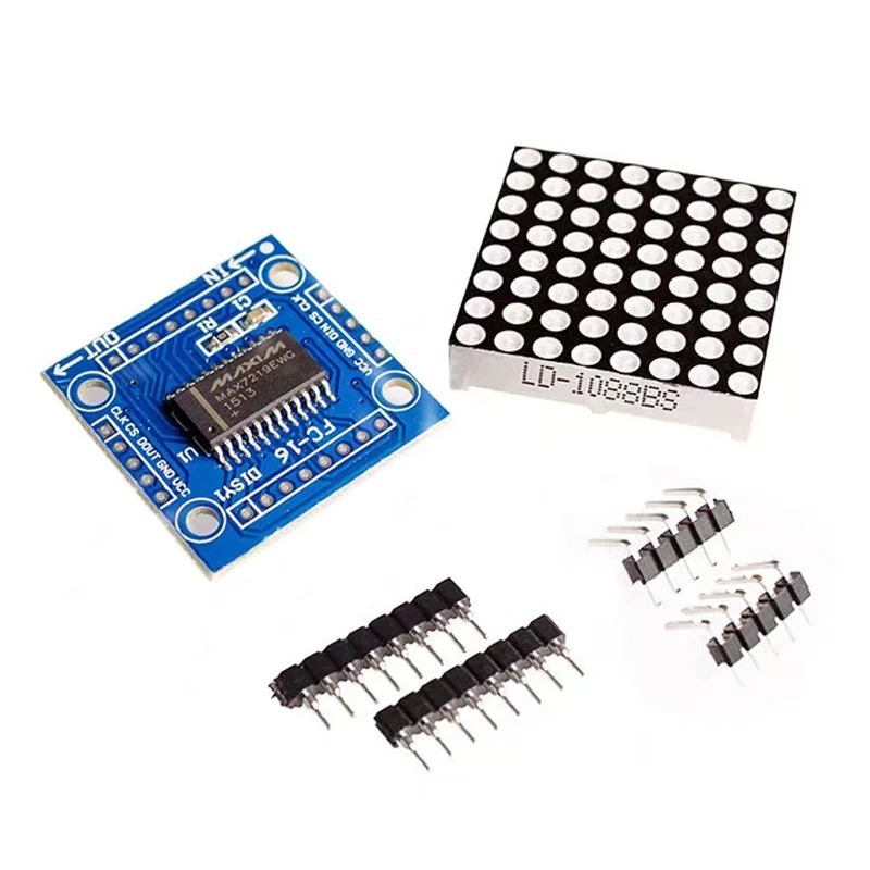 8x8LED dot matrix module MAX7219 display module DIY kit MCU control module | Shopee Malaysia