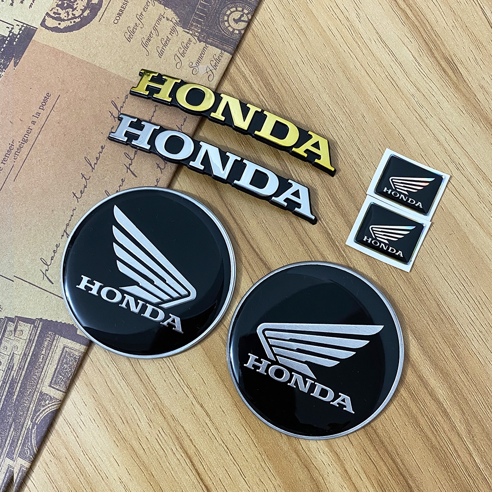 Honda Motorcycle Head Logo 3D Label HONDA Electroplating Letter Label ...