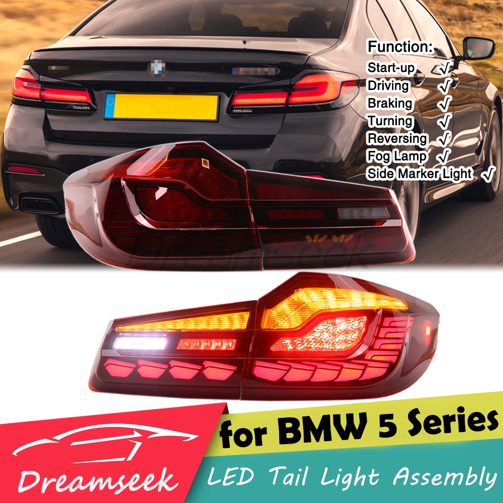 LED Tail Light Assembly for BMW 5 Series G30 F90 M5 2018-2022 Auto Rear ...