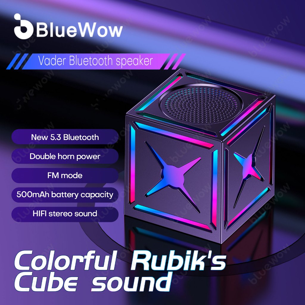 BlueWow Wireless Hi-Fi Stereo Sound Mini Portable 5.3 Bluetooth Speaker | Shopee Malaysia