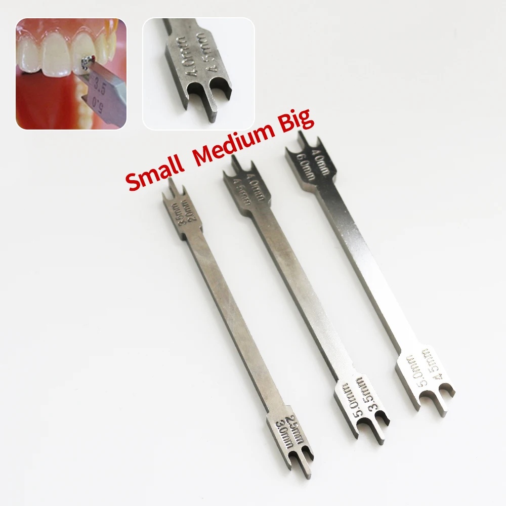 Dental Bracket Gauge Locator Stainless Steel Rod Bracket Positioner ...