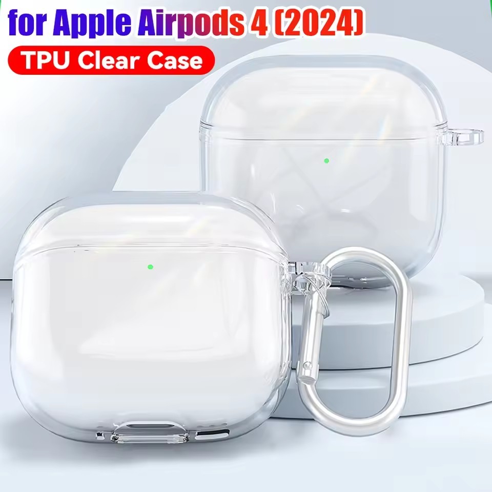 Candy Color Soft TPU Earphone Case With Keychain for Airpods Pro 2nd ...