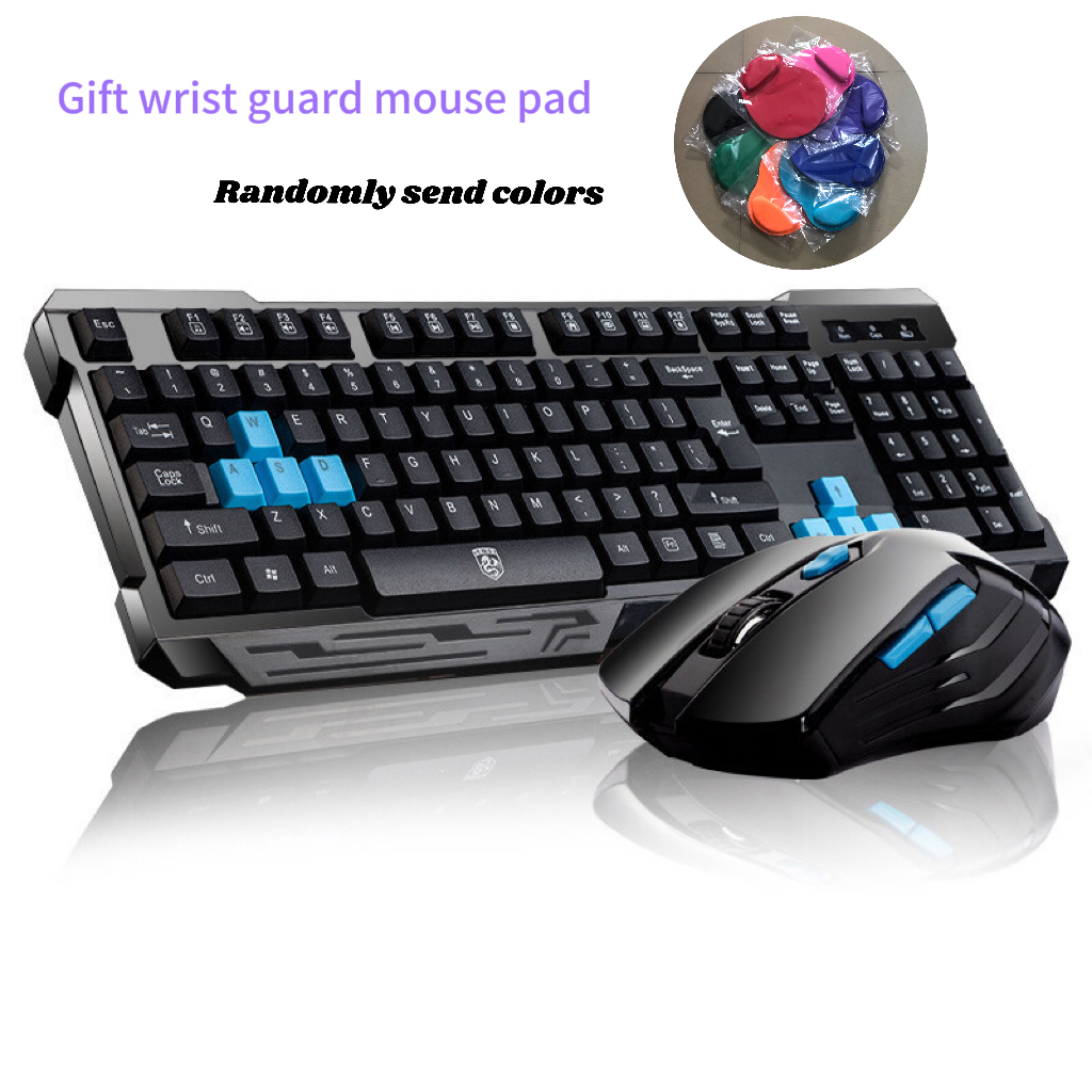2.4G wireless gaming keyboard and mouse set desktop, suitable for home ...