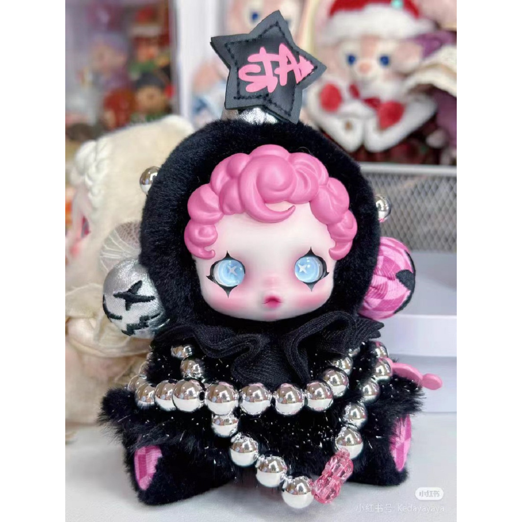 Labubu Skull Panda Mokoko Zimomo Monsters 18 cm pop original Official ...