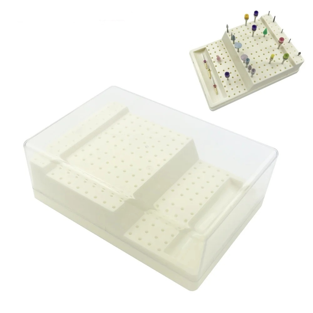 1PCS/3PCS/168 Holes Dental Bur Drill Bit Holder Stand Display Box with ...
