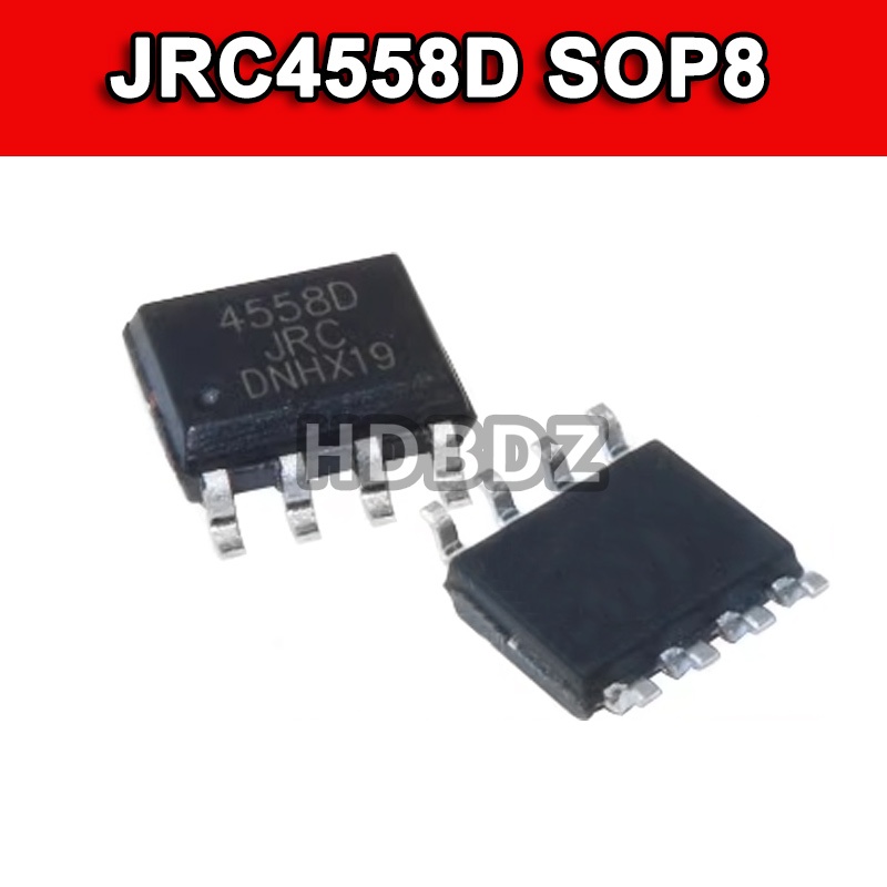 10~30pcs JRC4558D SOP8 DIP8 NJM4558D 4558D Operation Amplifier Chip IC | Shopee Malaysia