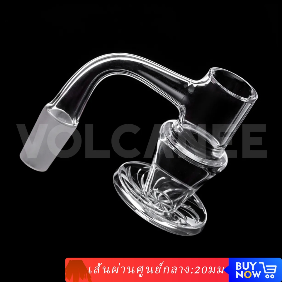 OD 20mm Beveled Edge Fully Weld Cyclone Bottom Quartz Banger Nail for ...