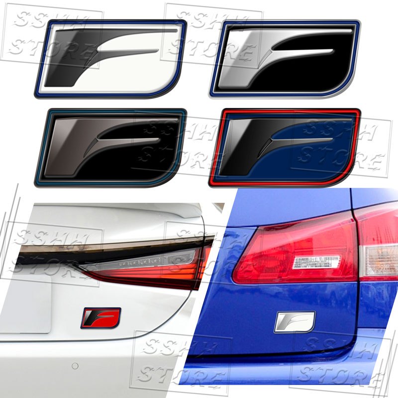 3D Metal Car Styling Emblem F Logo Sticker F Sport Badge Body Rear ...