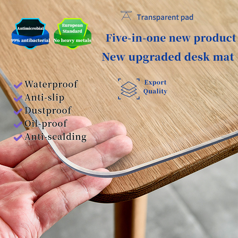 PVC table mat thick plastic clear table cover plastic placemats ...