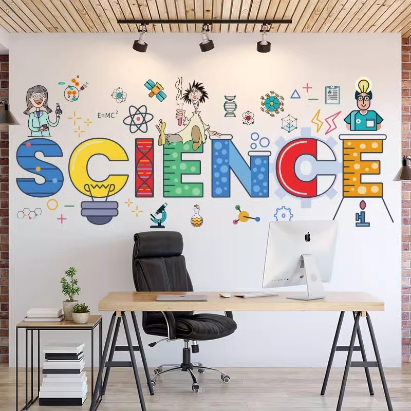 Chemical Instruments Laboratory Stickers Scientists Children's Room ...