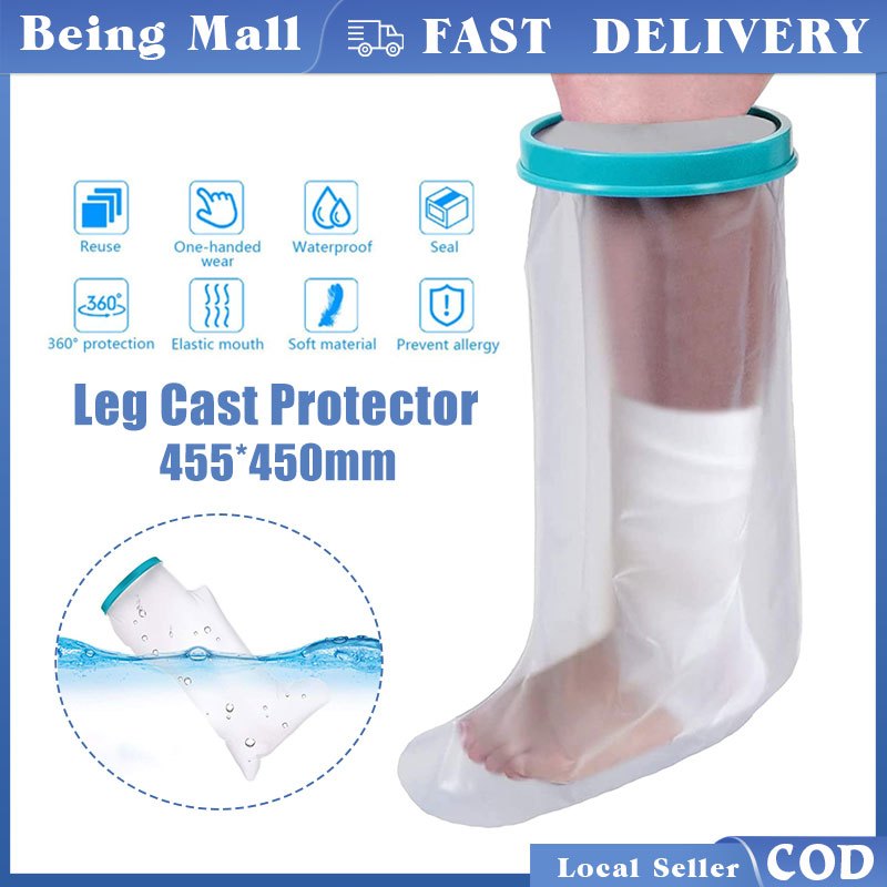 Adult Leg Cast Bandage Waterproof Protector Cover Reusable Covers for ...