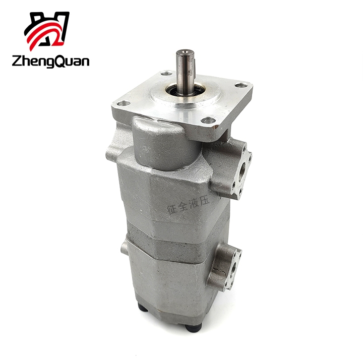 Zhengquan HGP-22A-F12/12 gear oil pump hydraulic oil transfer GEAR PUMP pressure hydraulic pump ...