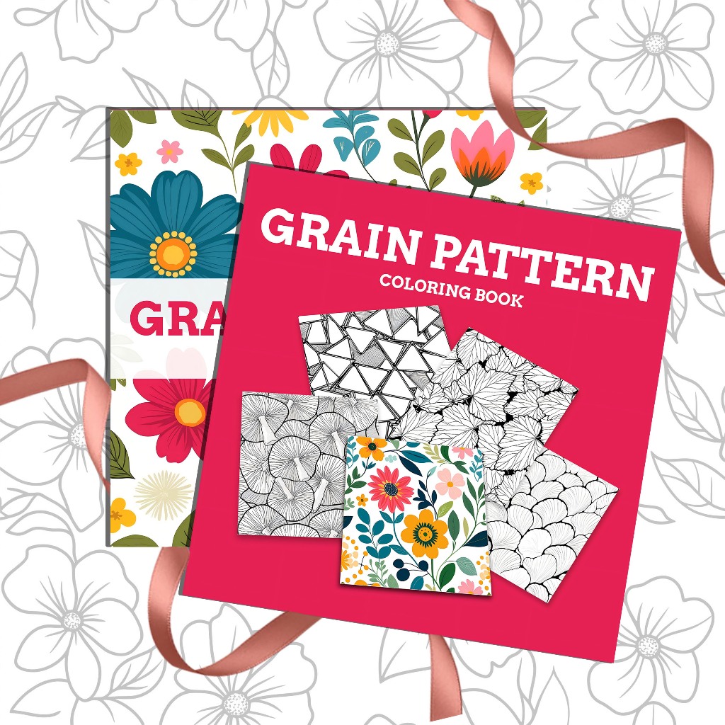 Professional Original Design Drawing Book Flower Pattern Colouring Book ...
