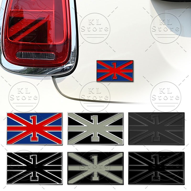 3D Metal British Flag Emblem Car Sticker Body Fender Rear Trunk Badge ...