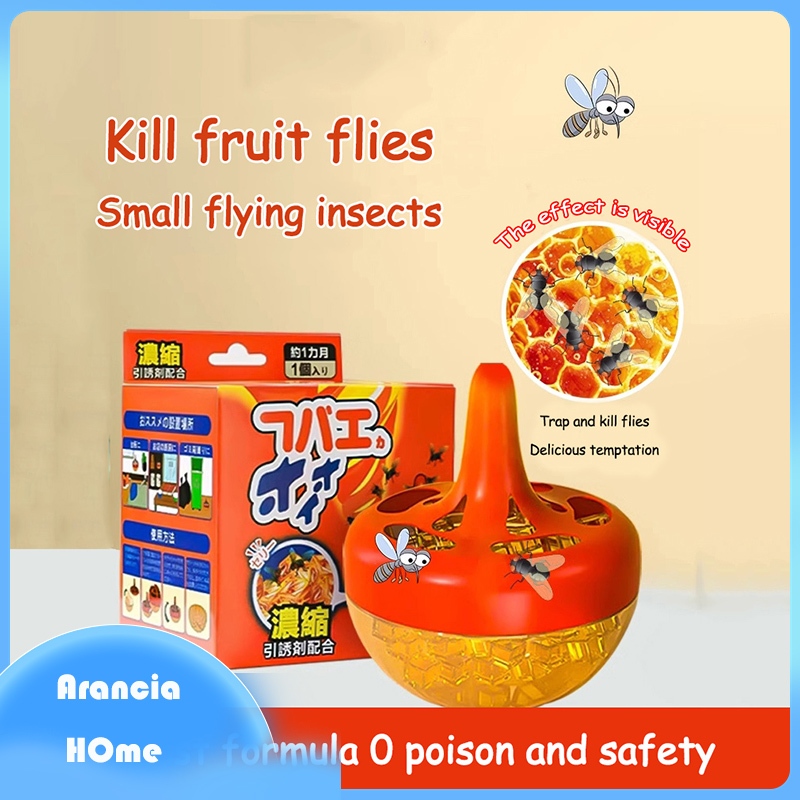 *READY STOCK AT MALAYSIA*5PCS Fly Killing Bait Fruit Fly Trap Kitchen ...