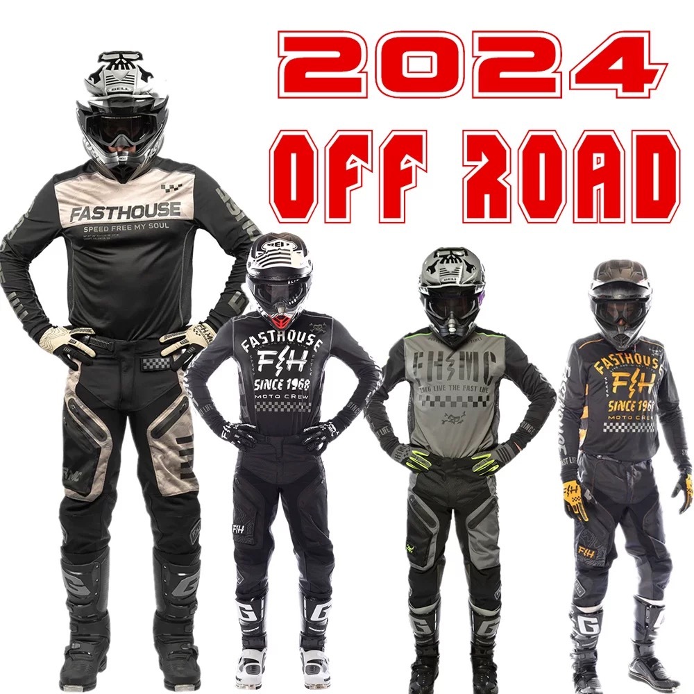 2024 Fasthouse Off road Equipment Set Top Enduro Motorcycle Riding Suit ...