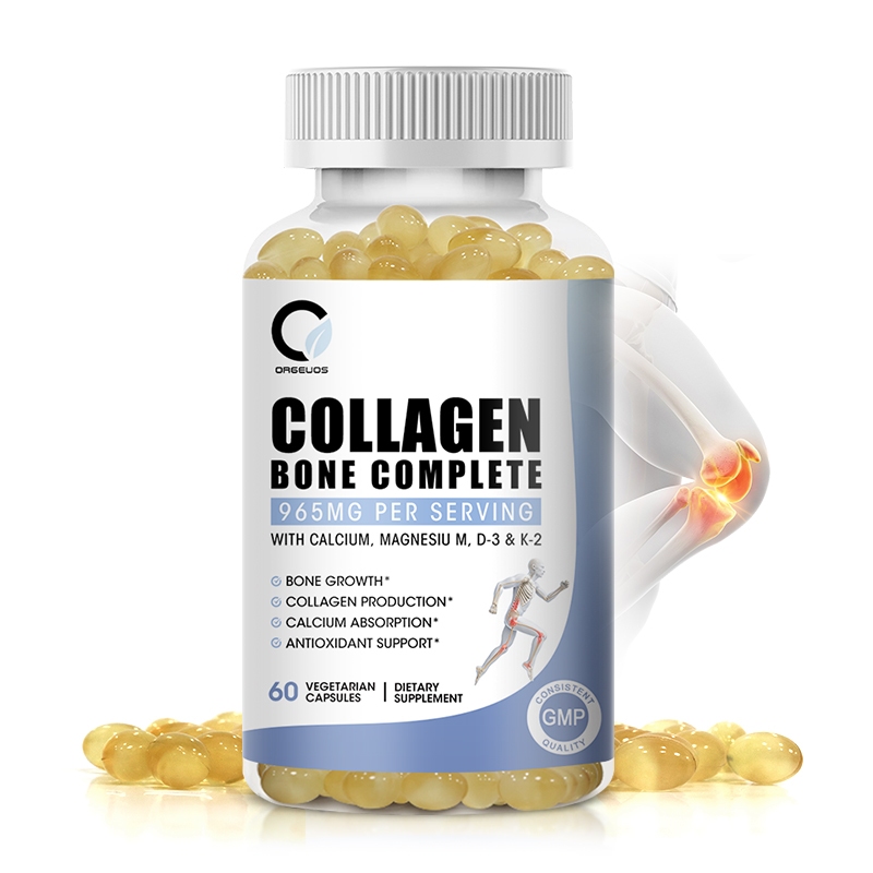 Orgeuos Bone Complex Collagen With(Calcium 500mg, Vitamin D3K2) Promote ...
