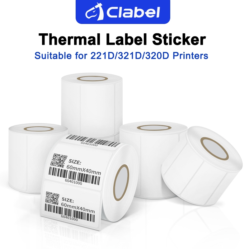 CLABEL 221D/321D/320D Thermal Label Sticker, Barcode Sticker, Price Tag ...
