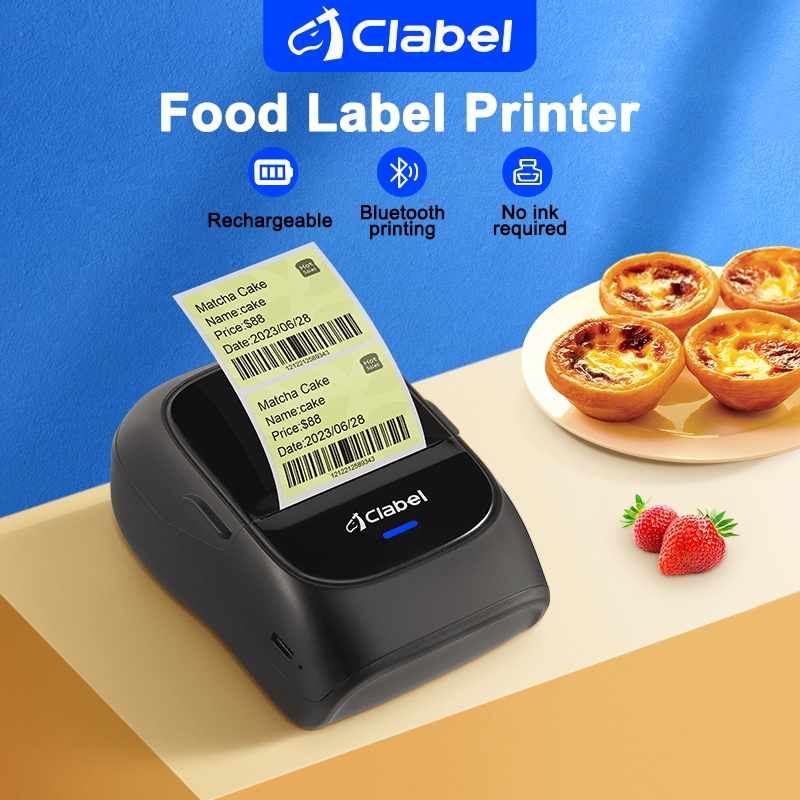 CLABEL 221B Sticker Printer, Mini Printer Portable, Label Printer For ...