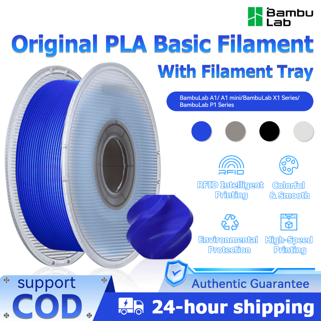 Bamboo Lab 3D Printer Formal attire PLA Basic Filament 1.75mm Accuracy ...