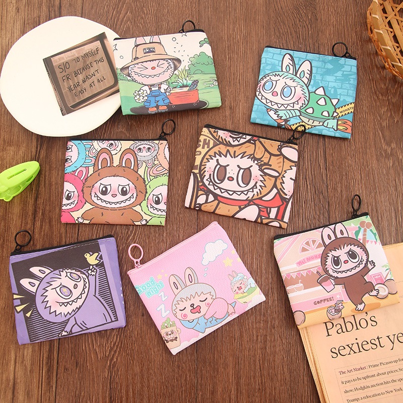 Labubu Coin Purse Labubu Wallet Labubu Card Bag Labubu Bag | Shopee ...