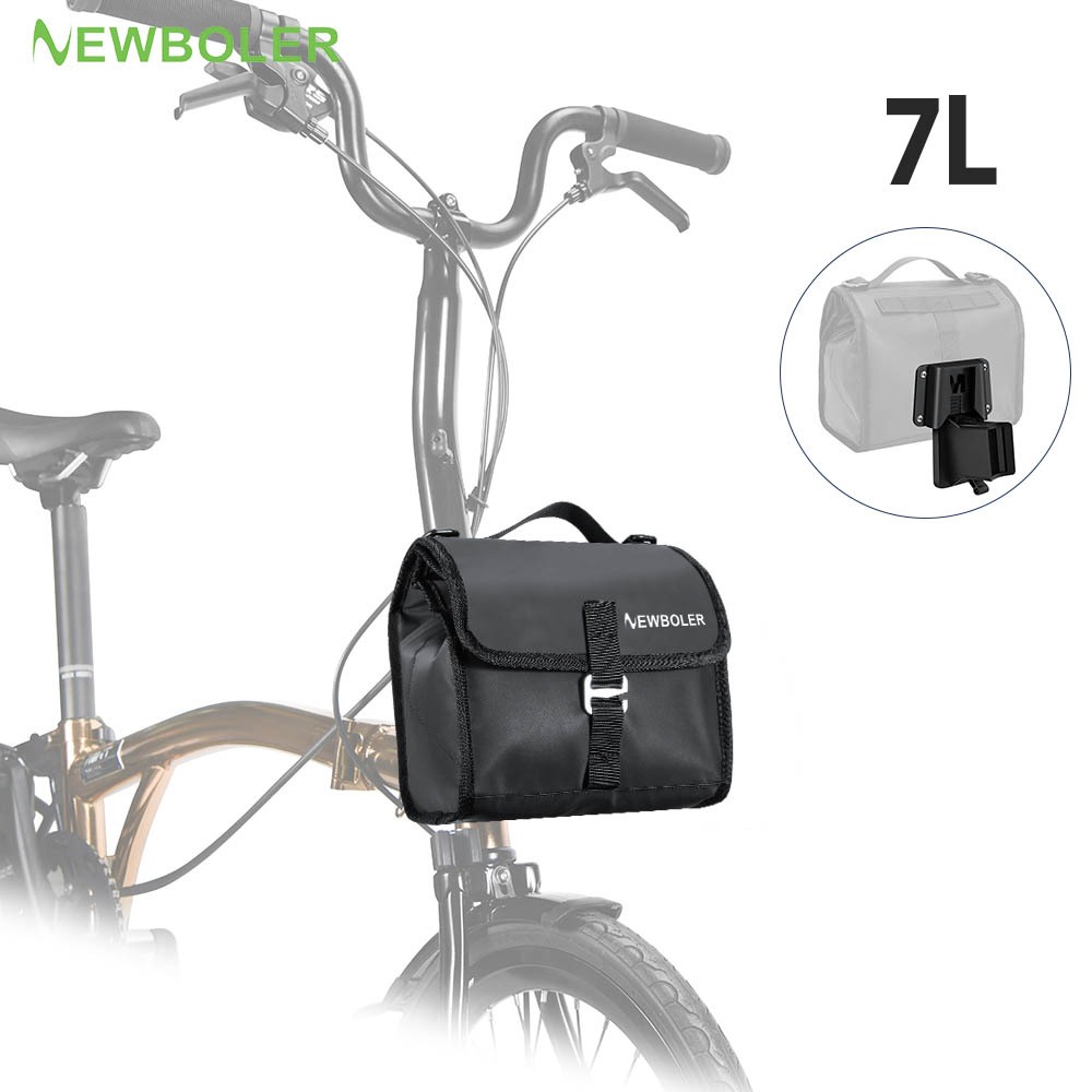 NEWBOLER 7L Large Capacity Bicycle Bag Folding Bike Front Bag For ...