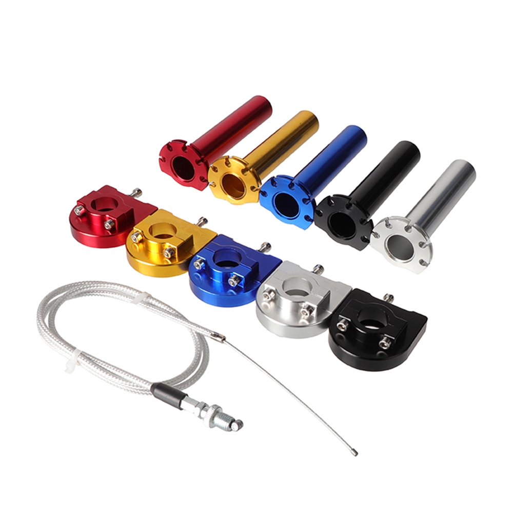 Universal Motorcycle 22mm Aluminum Throttle Grip Twist Quick Action Gas ...