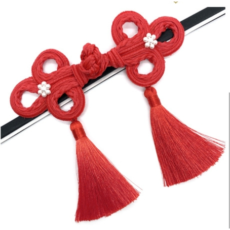 Chinese Style Tassel Button Clothes Button Decorative Cheongsam Plate ...