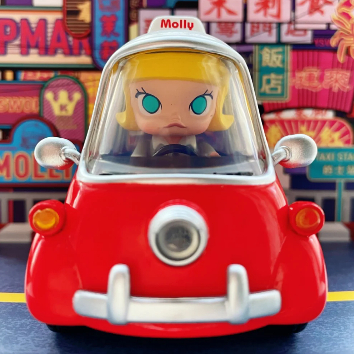 Pop Mart POP CAR Super Track Series 1 Pc Confirm Character Molly Mini ...