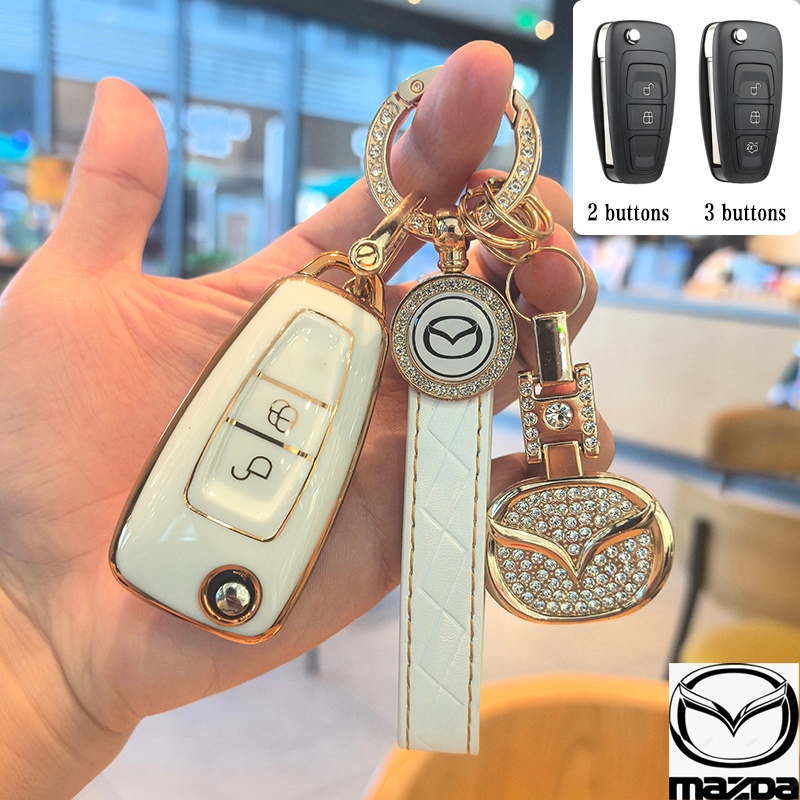 Mazda 2/3 Buttons Car Key Cover Mazda BT-50 Key Case For Mazda BT-50/BT ...