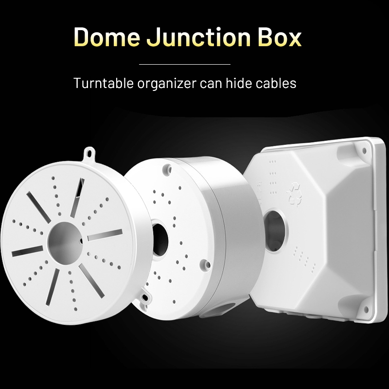 Plastic Round Disk Junction Box for CCTV Video Surveillance Camera Dome ...
