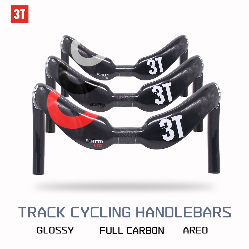 3T Cycling SCATTO LTD Track bar Full Carbon Road Handlebar Gloss 31.8mm ...