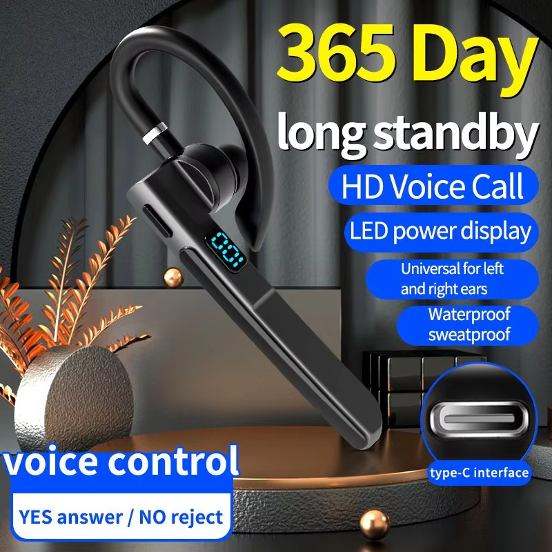 X6 Bluetooth Earphones 5.3 Headphones Stereo Handsfree Noise Canceling ...