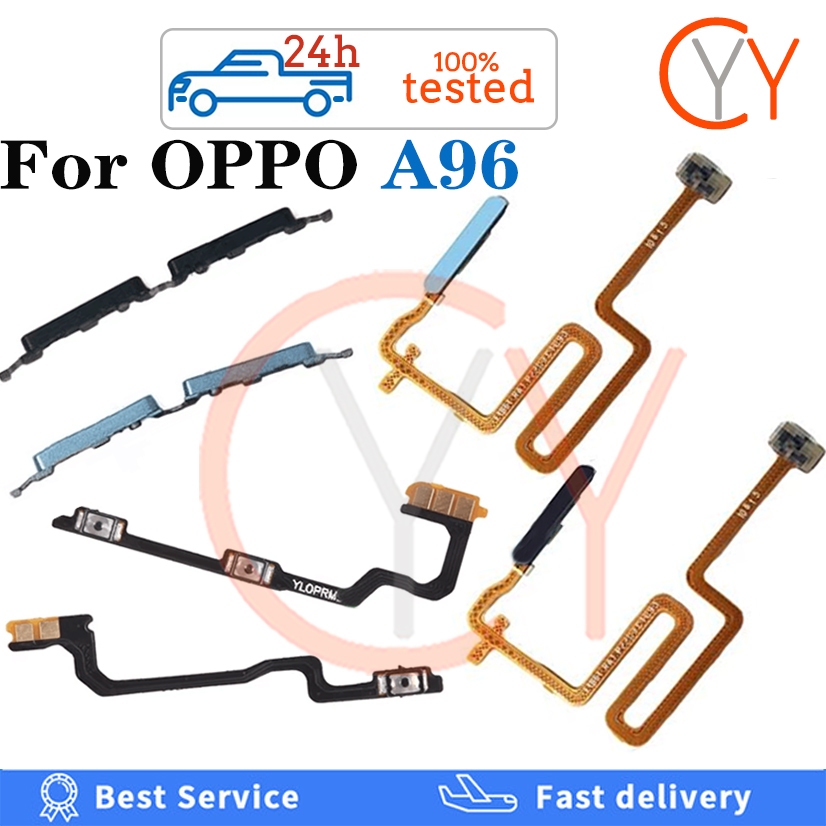 For OPPO A96 4G CPH2333 Back Home Button Fingerprint Scanner Sensor ...