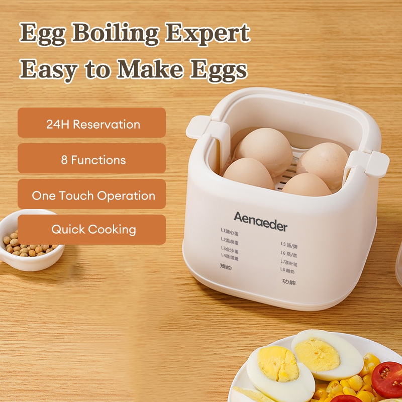 Multi functional Egg Steamer Mini Egg Boiler Electric Automatic Power Off Half Boiled Egg Cooker ...