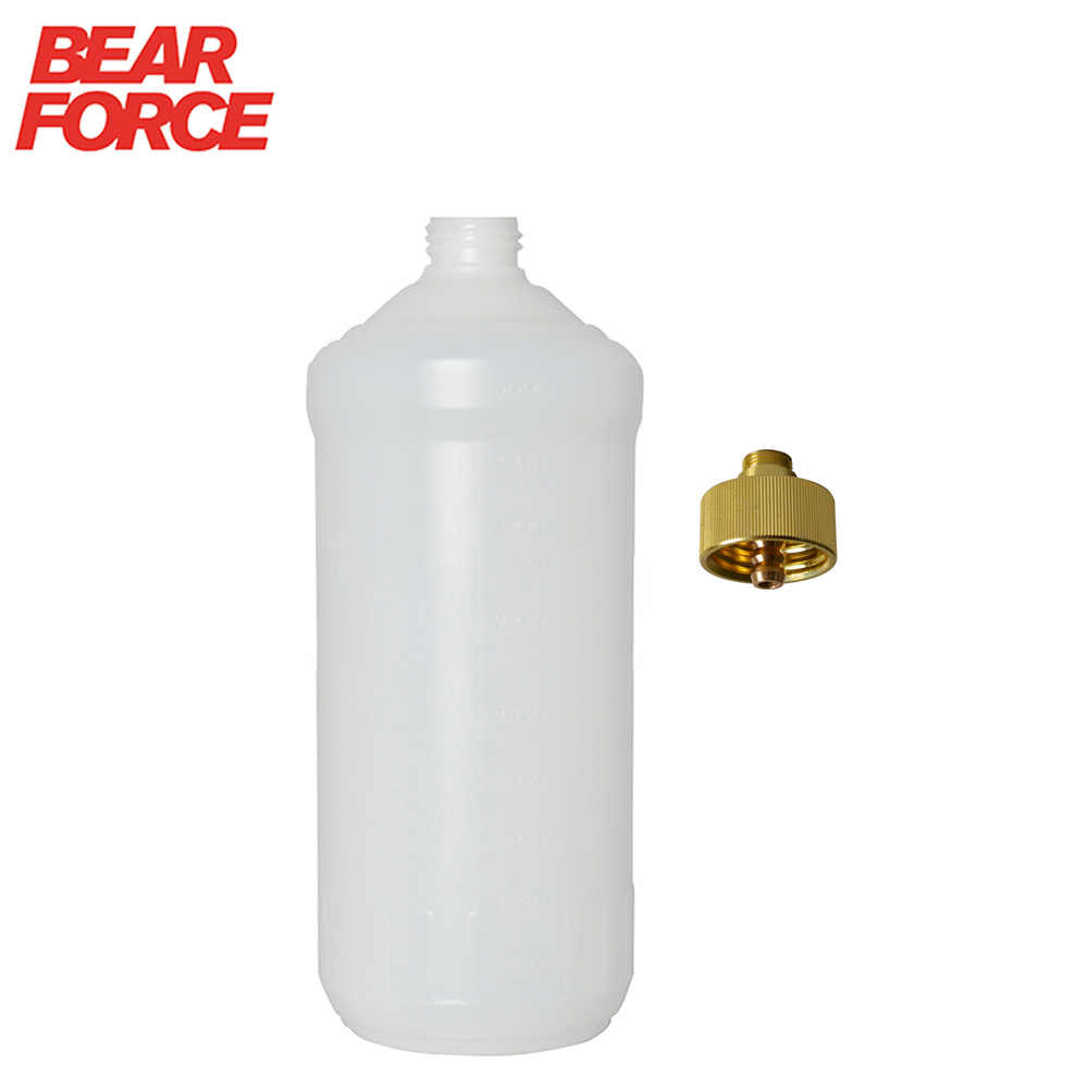 BEAR FORCE Snow Foam Lance empty Plastic Bottle Foam Cannon Tank ...