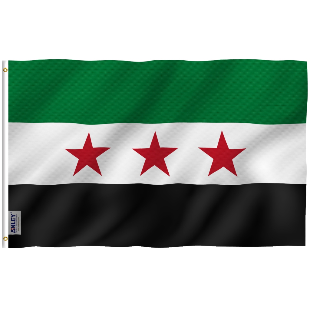 Anley 3x5 Feet Syria Flag Banner | Shopee Malaysia
