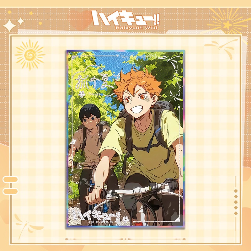 Haikyuu!! Double flash colored paper Shoyo Kageyama Kenma Tetsurou ...