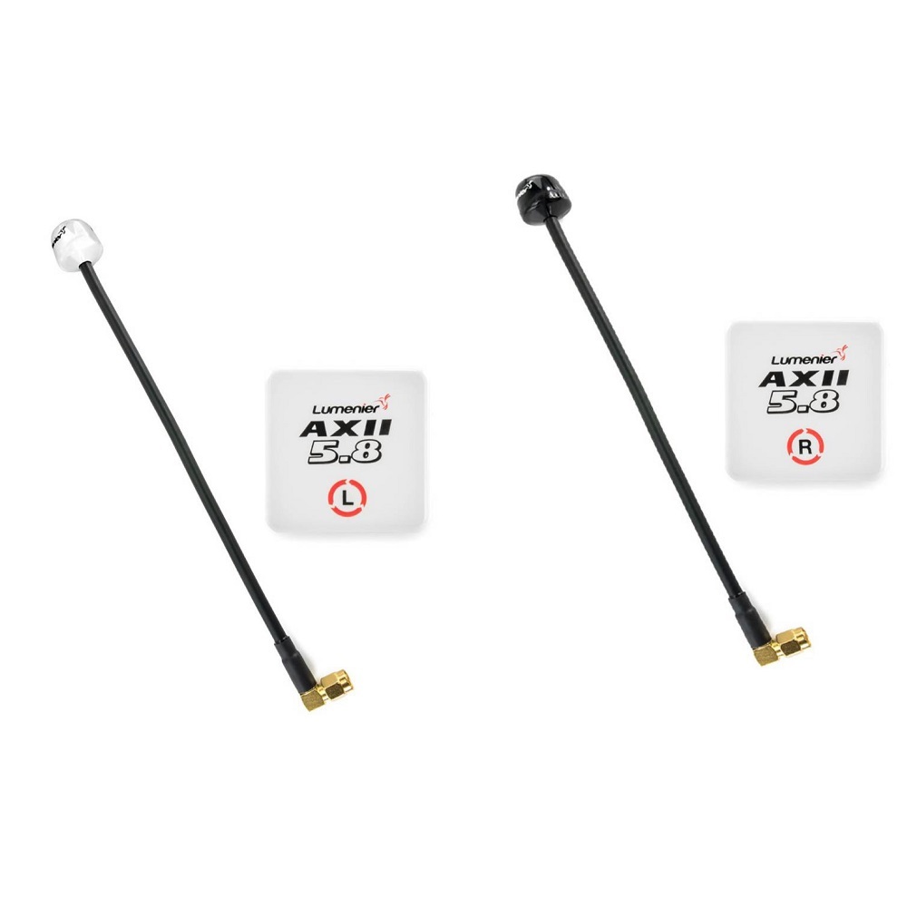 Lumenier AXII 2 Long Range Diversity Antenna Bundle 5.8GHz (LHCP) (RHCP ...