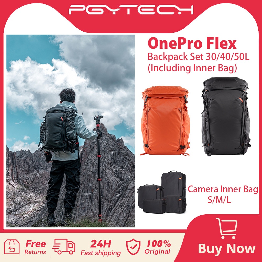 PGYTECH OnePro Flex Backpack Professional Mountaineering Carrying Camera Insert Bag (30L/40L/50L ...