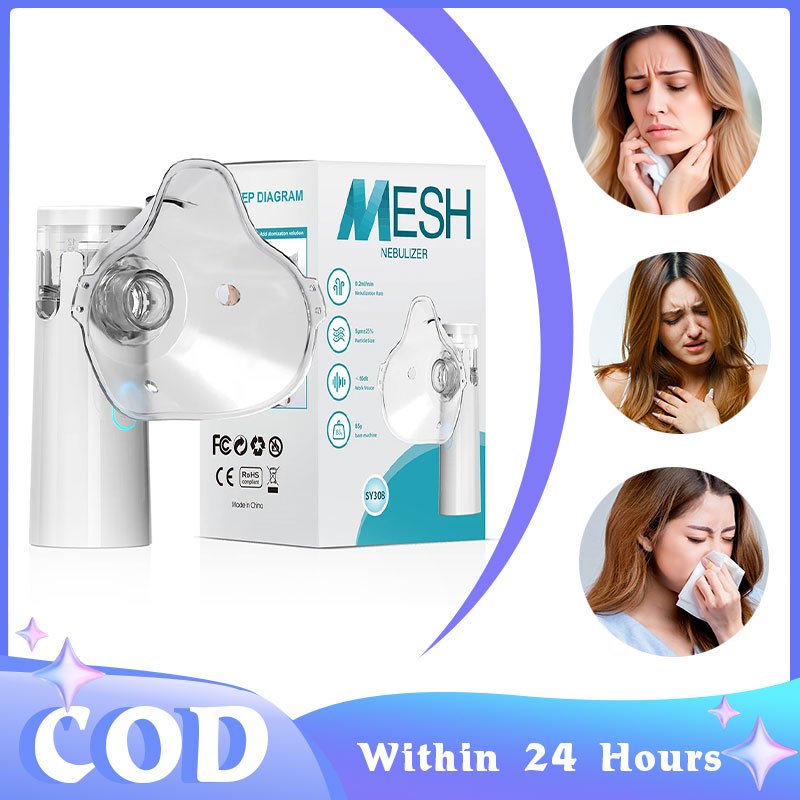 Silent Ultrasound Medical Atomizer Nebuliser Handheld Kids Adult ...